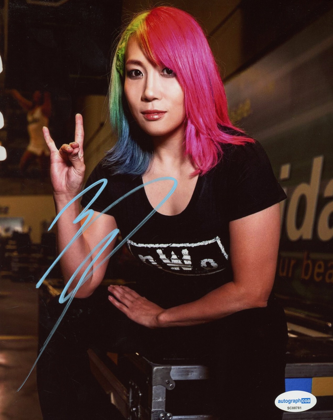 Asuka signed autographed 8x10 photo WWE Superstar Diva Champion ACOA | eBay