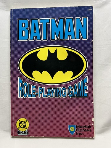 Batman Role-playing Game Mayfair Games DC Heroes Vintage 1989 | eBay