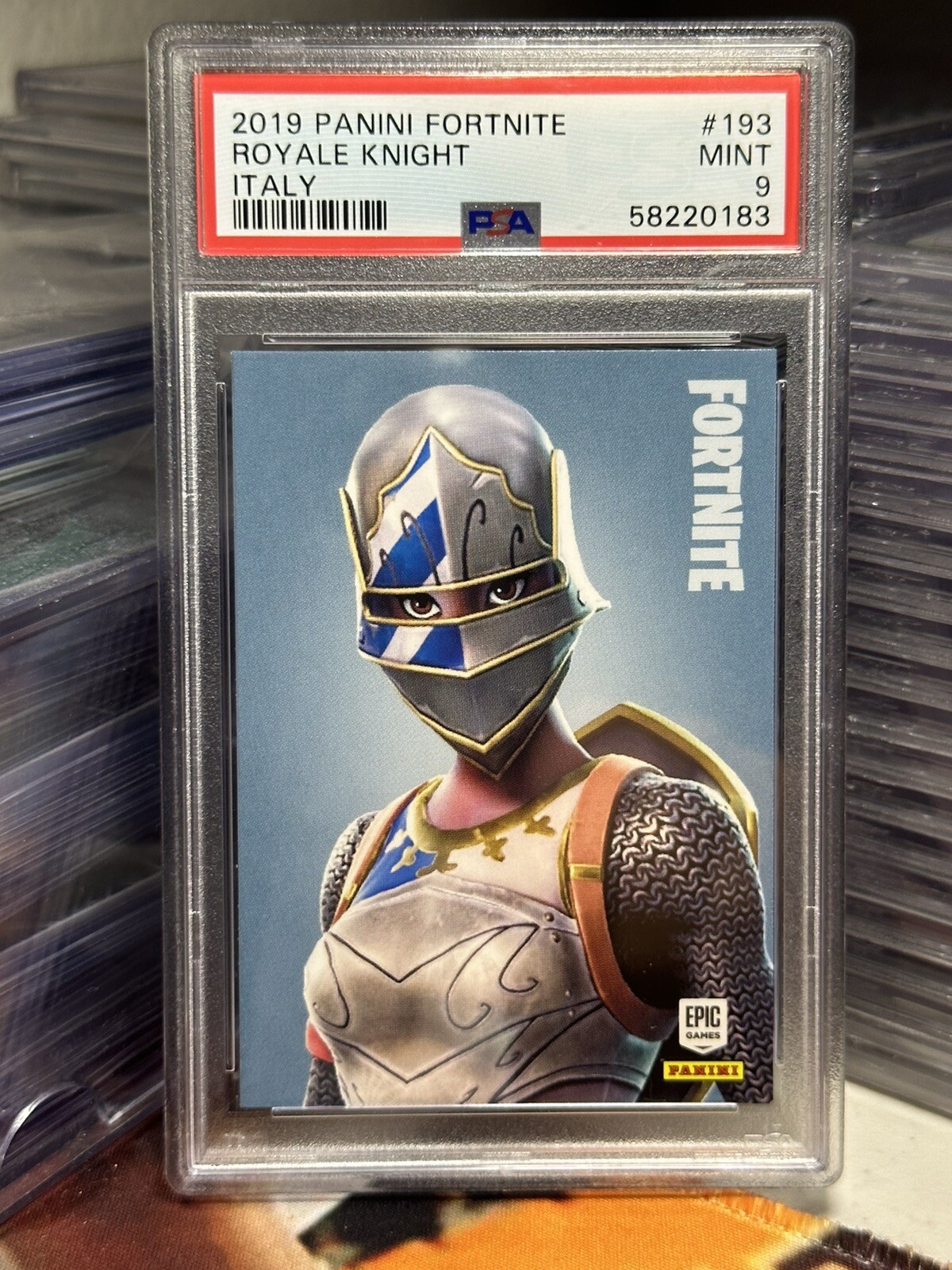 2019 Panini Fortnite Royale Knight #193 PSA 9 MINT ITALY | eBay