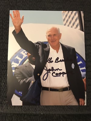 Coach John Cooper Signed 8 X 10 Photo Autographed Football Ohio State ...