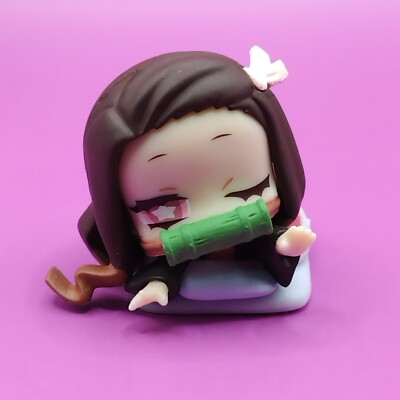 Nezuko Kamado Demon slayer Kimetsu No Yaiba Mini Figure Sleepy BANDAI ...