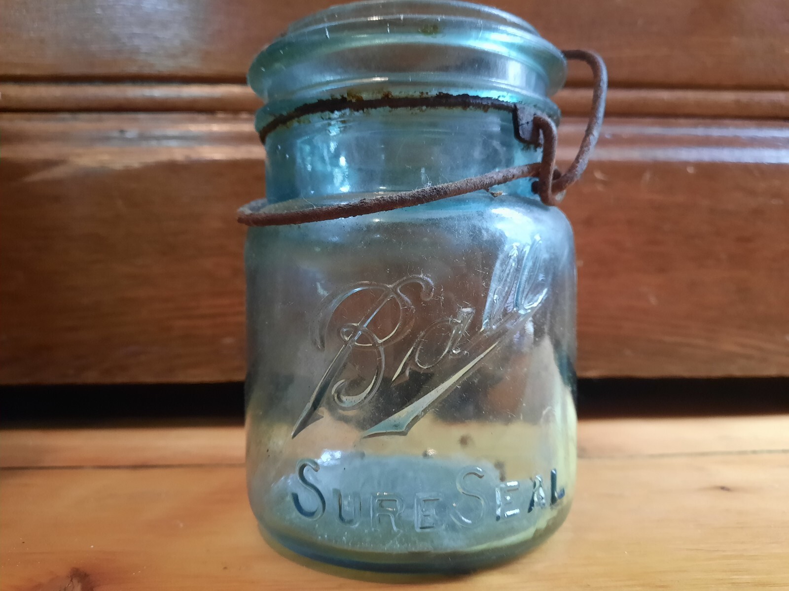 Ball Sure Seal pint and Ideal quart mason jars (2) | eBay