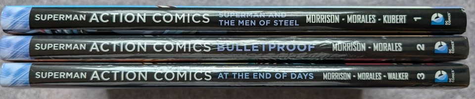 Superman Action Comics Volume 1-3 Hardcover Lot The New 52 Graphic ...