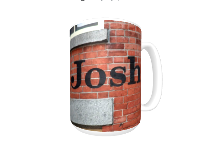 JOSH Coffee Mug / Cup featuring the name in actual sign photos | eBay