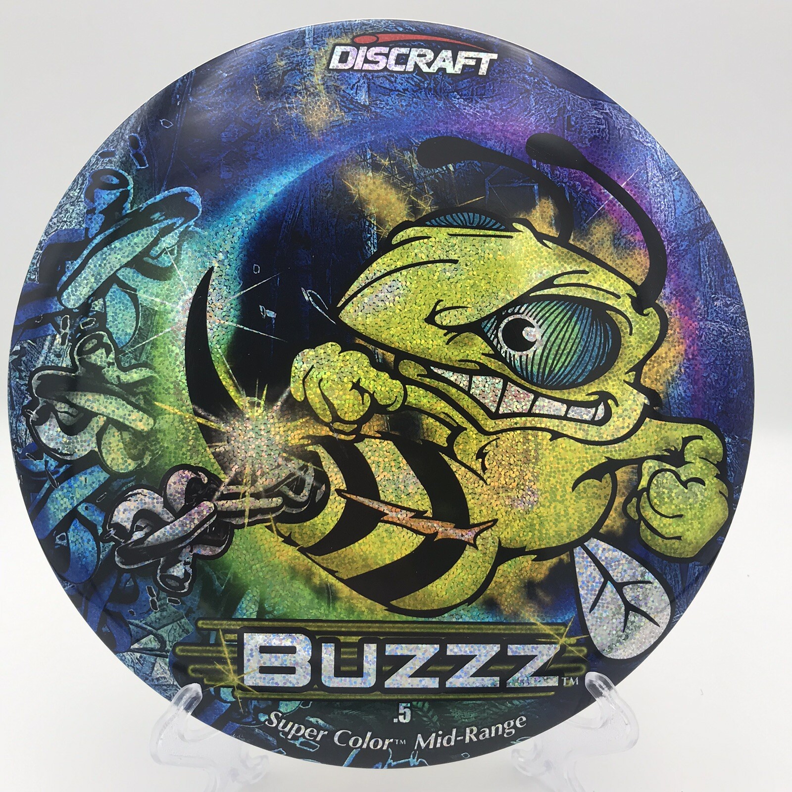 Discraft SUPERCOLOR FULL FOIL ESP BUZZZ Blue Sparkle | eBay