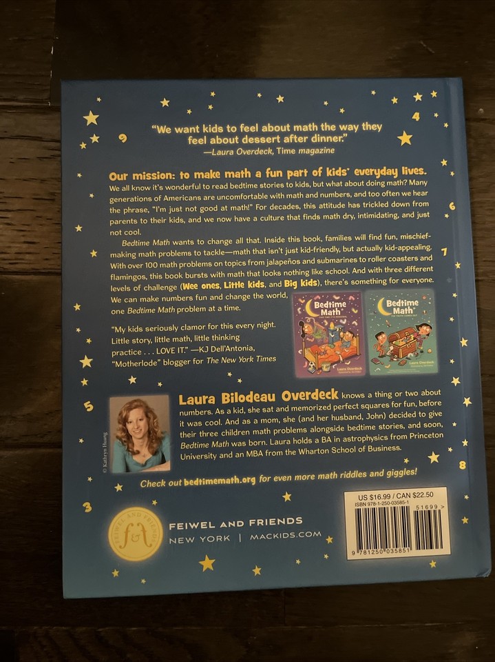 Bedtime Math: A Fun Excuse to Stay Up Late by Overdeck, Laura ...