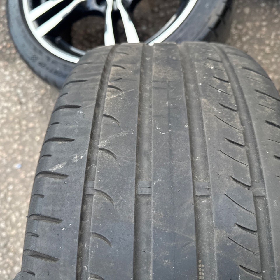 18" BMW Style 400m alloy wheels & tyres staggered 3 4 series 5x120 F30 ...