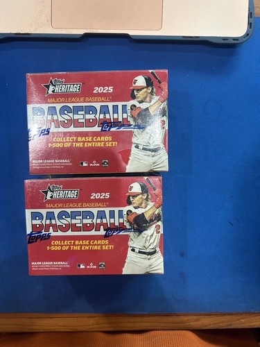 2025 Topps Heritage Baseball Blaster Box LOT X 2 - New Factory Sealed ...