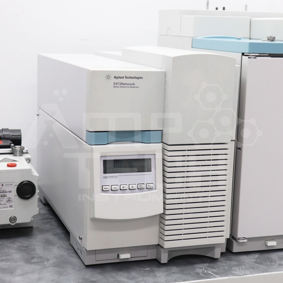 GCMS Machine Agilent GC 6890N | 5973N MSD Mass Selective Detector ...