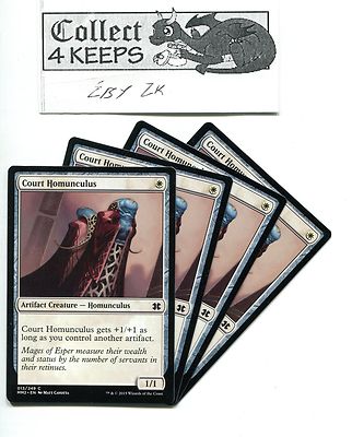Magic MTG Modern Masters 2015: 4x Court Homunculus x4 White Playset ...