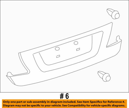 76801-50040-A1 Toyota Garnish sub-assy, luggage compartment door ...