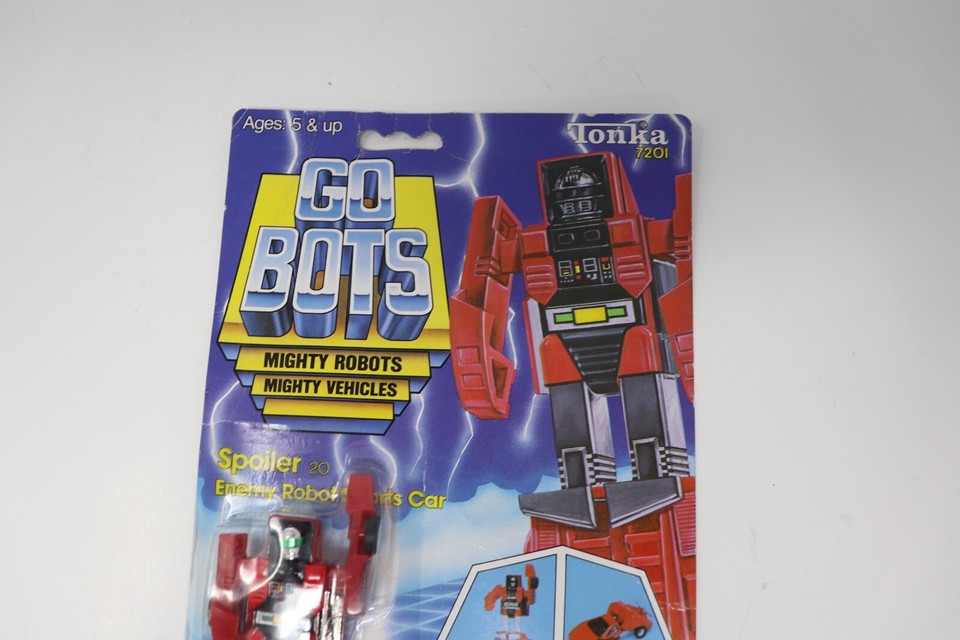 Rare 1984 GoBots SPOILER 05 Sports Car Robot Sealed On Card NEW Vtg ...