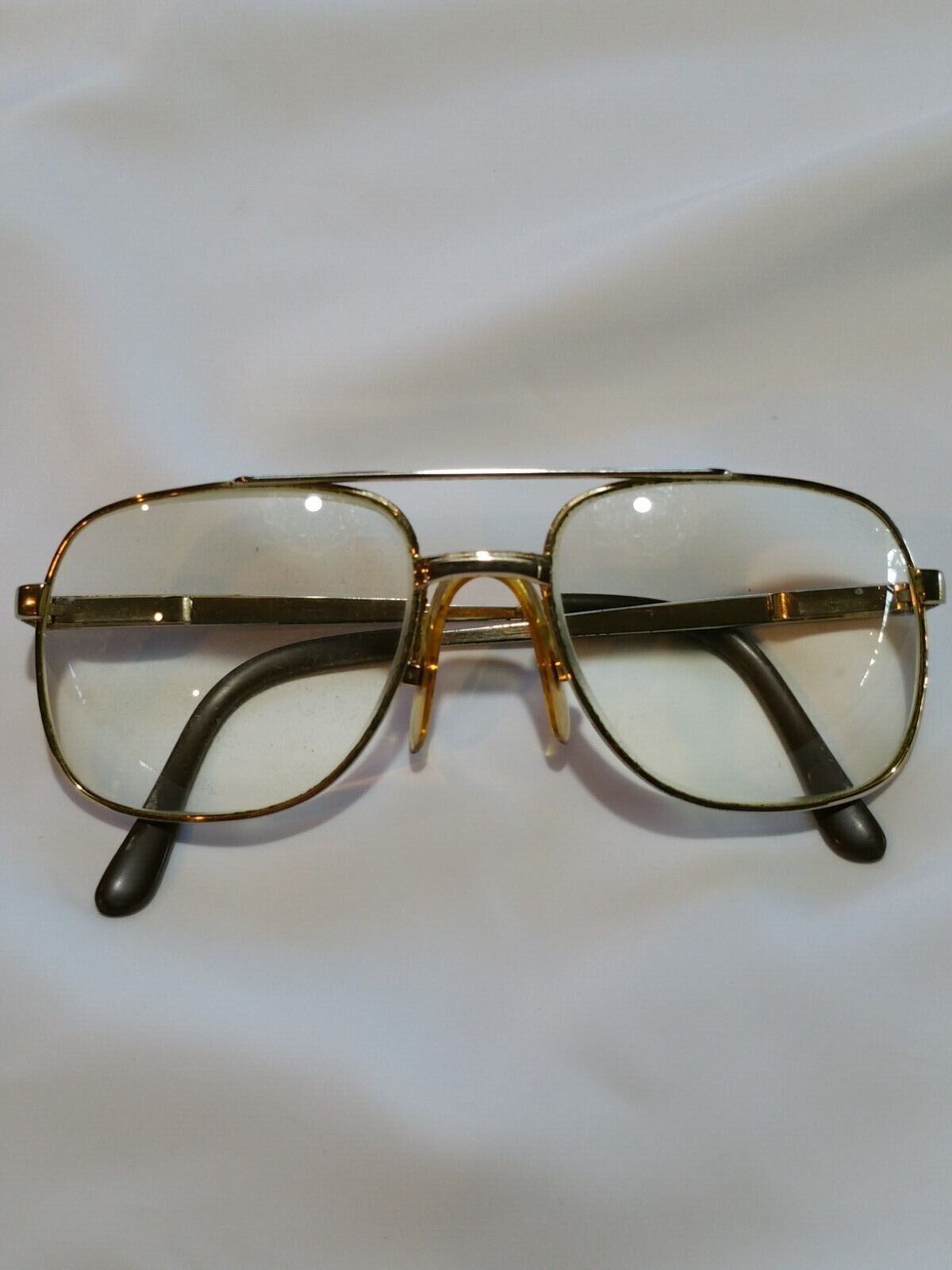 VINTAGE MEN PRESCRIPTION FRAME EYEGLASSES GOLD METAL - Gem VINTAGE MEN PRESCRIPTION FRAME EYEGLASSES GOLD METAL - Gem
