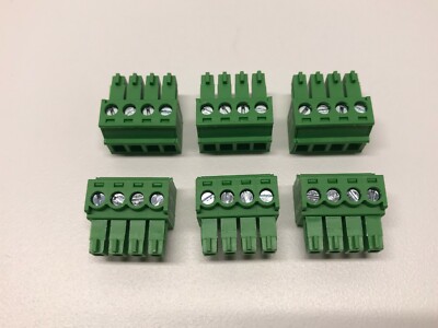 Set of 6 4 pin 3.81mm Phoenix Contact Phoenix Connector PCB Terminal ...