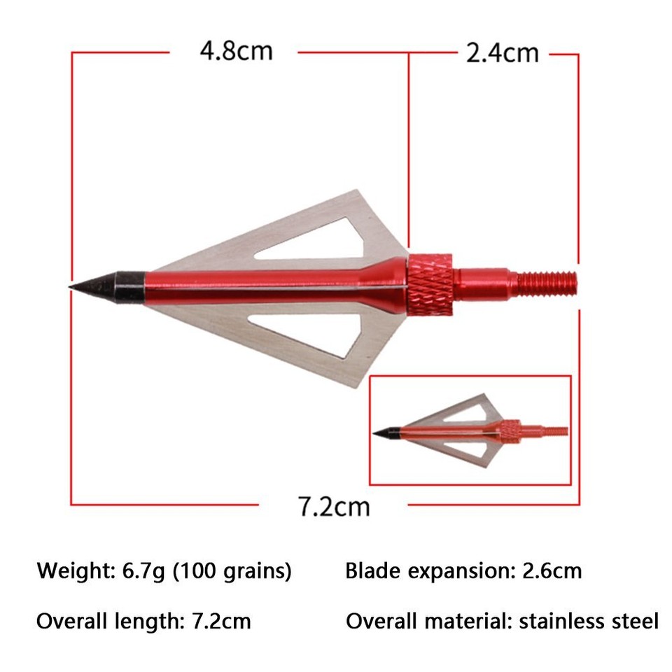 12x 20 inch Carbon Crossbow Bolts OD 8.8mm Archery Arrows / 100 Grain ...