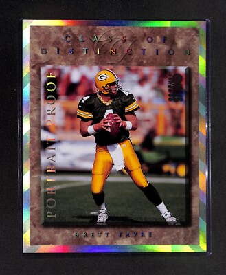 1997 Studio Portrait Proofs Silver #30 Brett Favre Jumbo 8x10 | eBay