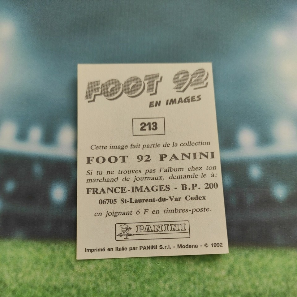 #213 VALDO BRAZIL PSG PARIS SAINT-GERMAIN STICKER COLLECTION DU PSG ...