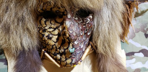 Native American Ceremonial Spirit Warrior War Battle Mask Lakota Oglala ...