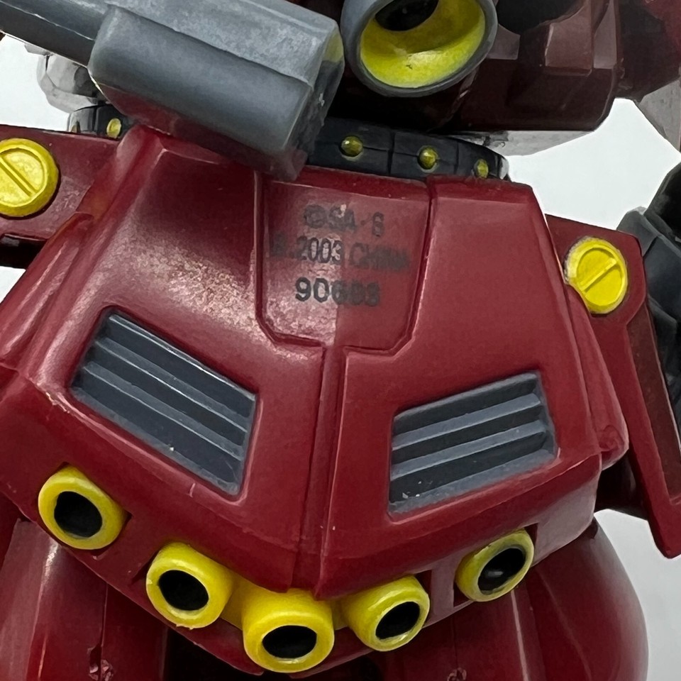 2003 SD Gundam Superior Defender Zapper Zaku Action Figure Red ...