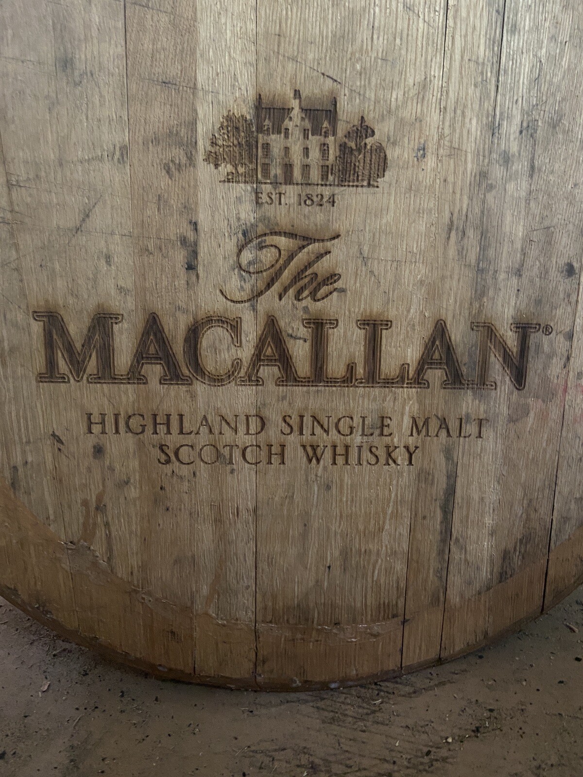 Macallan Scotch Whisky Barrel Head/Lid | eBay