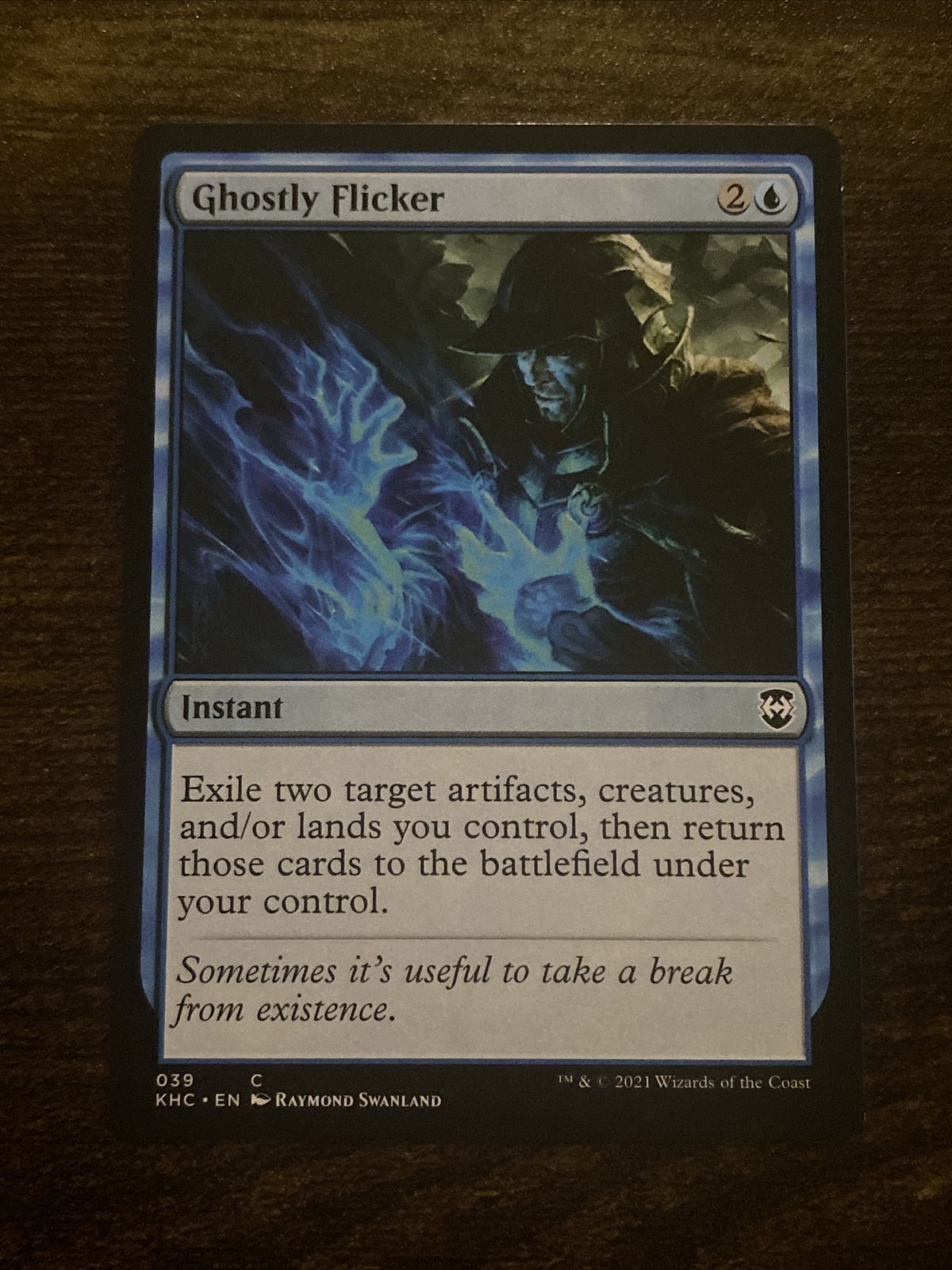 Ghostly Flicker 039 Kaldheim Commander MTG Magic The Gathering L3670 ...