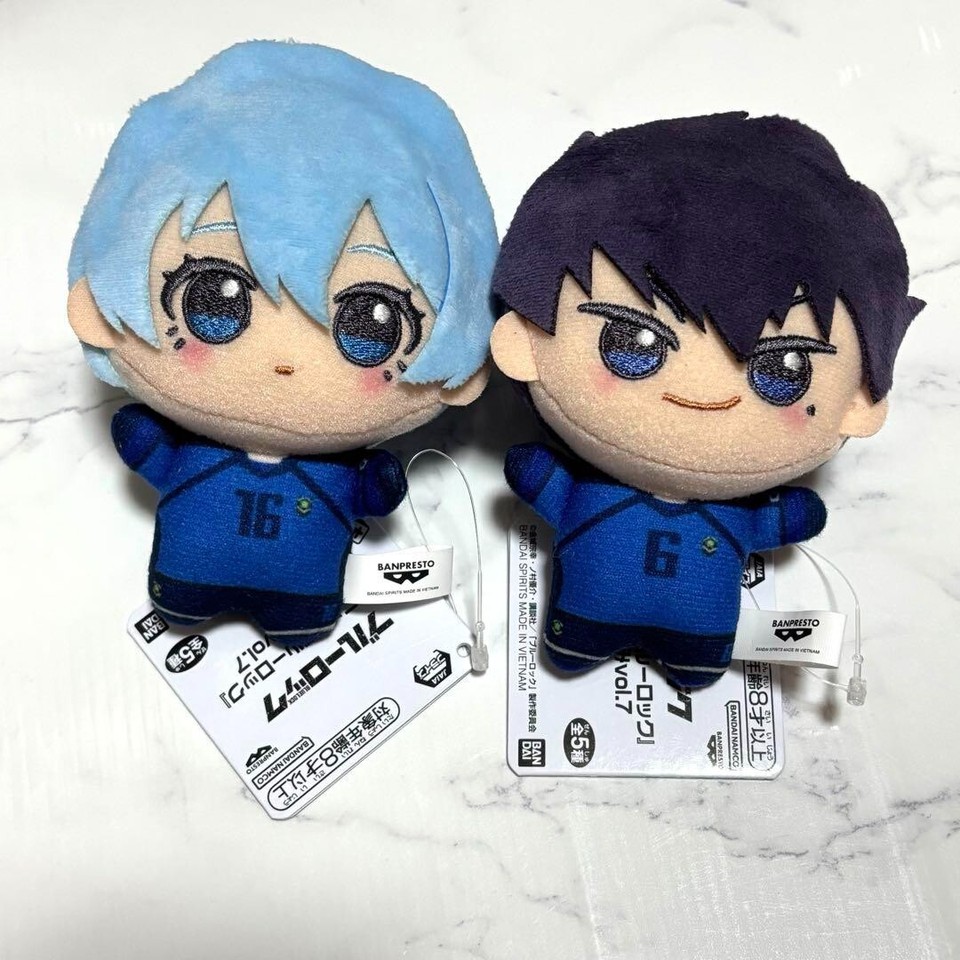 Blue Lock Hiori Yo Karasu Tabito set Chibigurumi Vol.7 Plush doll ...