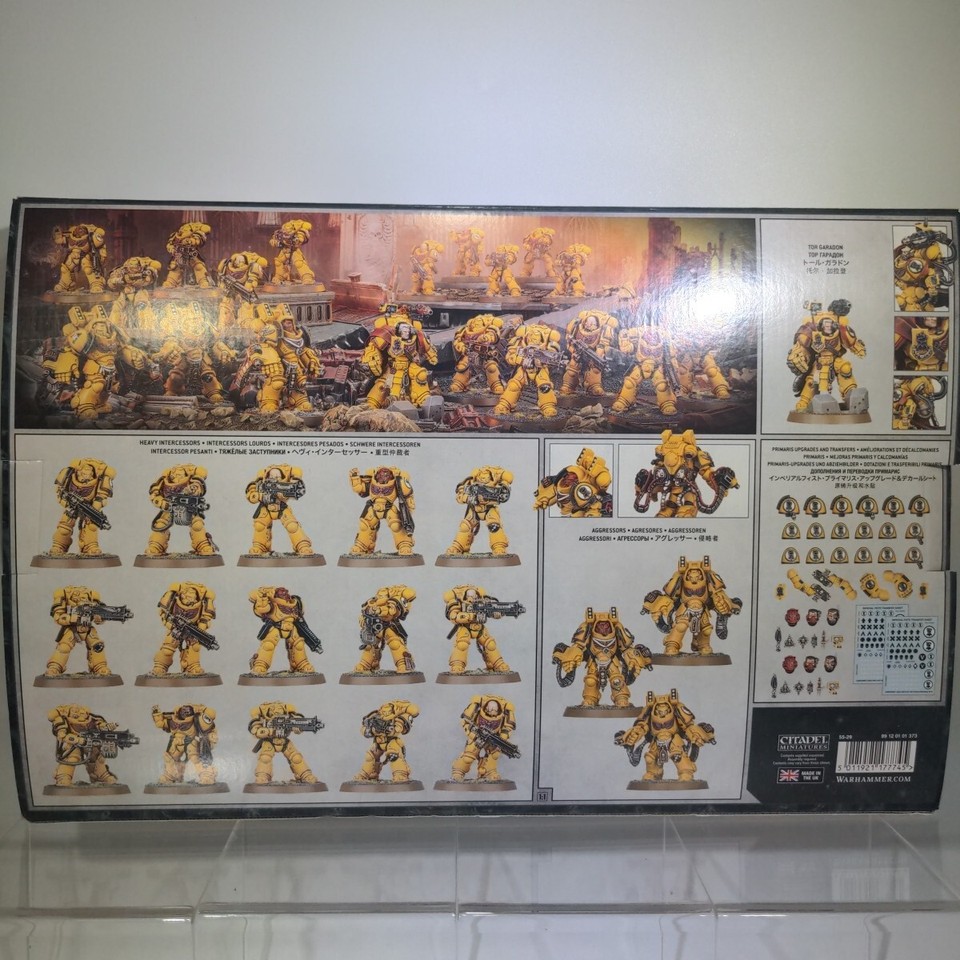Warhammer 40K Imperial Fists Bastion Strike Force Miniature Figures #ML ...