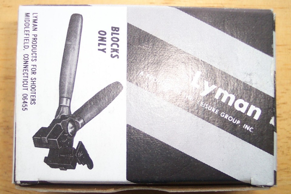 LYMAN 358495 SINGLE CAVITY 38/357 CAL 141 GRAIN MOULD UNUSED IN ...