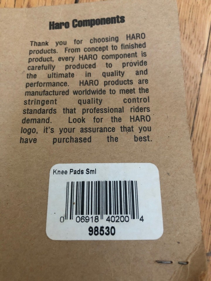 New-Old-Stock HARO Knee Pads Small ONLY | eBay