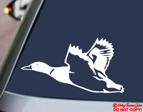 DUCK Vinyl Decal Sticker Boat Car Truck Rear Window Bumper BIRD HUNTING ...