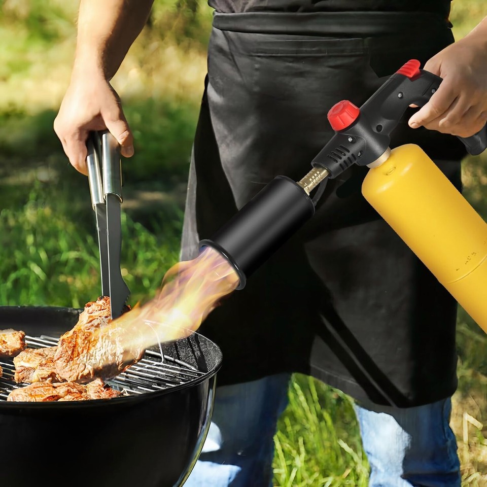 Propane Cooking Torch Grill Gun& Culinary Kitchen Blow Torch Charcoal ...
