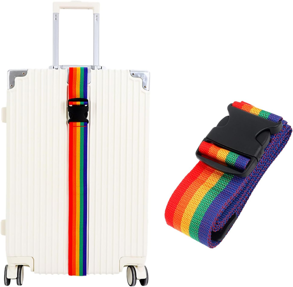 Heavy Duty Adjustable Luggage Straps, Baggage Packing Tape with Quick ...