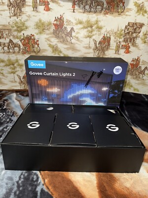 Govee Curtain Lights 2, Smart LED Curtain Lights with DIY GIF AIGC ...