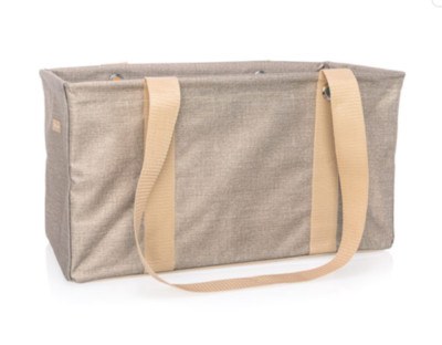 Thirty One NEW medium utility tote bag laundry 31 gift in Frosted Gold ...