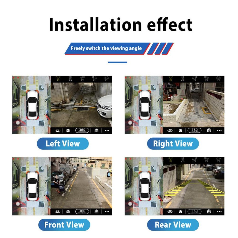Car Rear View Backup Camera Night Vision Reverse Parking Wide Angle For ...
