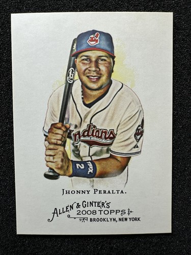 JHONNY PERALTA #203 2008 Topps Allen & Ginter's QTY Cleveland Indians ...