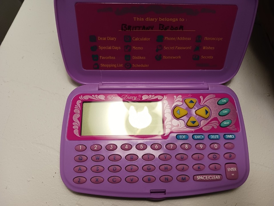 Dear Diary - Tiger Electronics (1996) Electronic Organizer, Vintage. | eBay