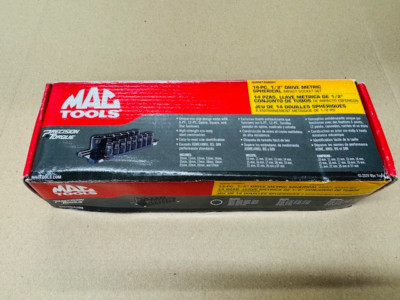 MAC TOOLS 1/2" DRIVE SVPM14SBRPT METRIC Spherical IMPACT SOCKET SET ...