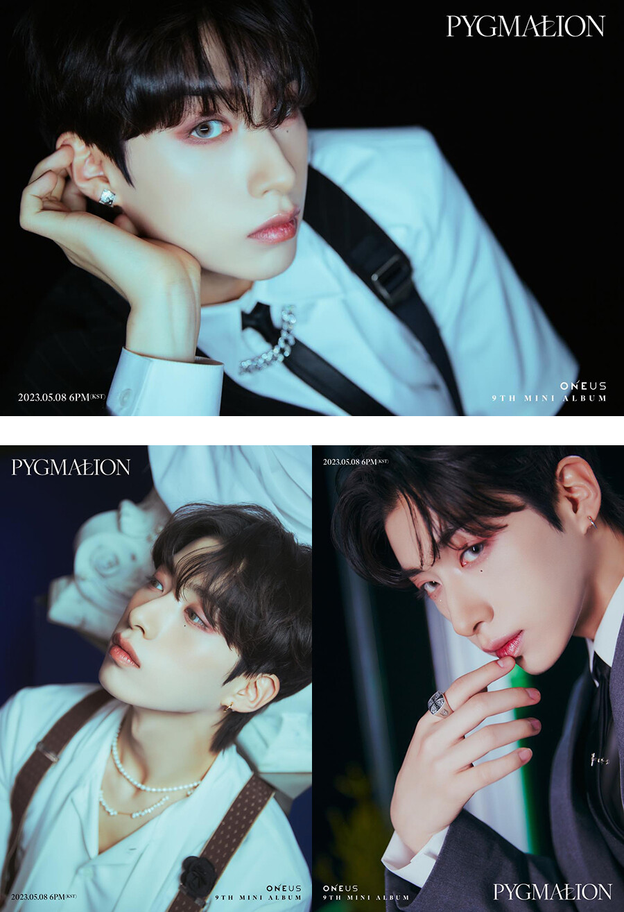 ONEUS [PYGMALION] 9th Mini Album MAIN Ver. /CD+POSTER+Photo Book+4 Card ...