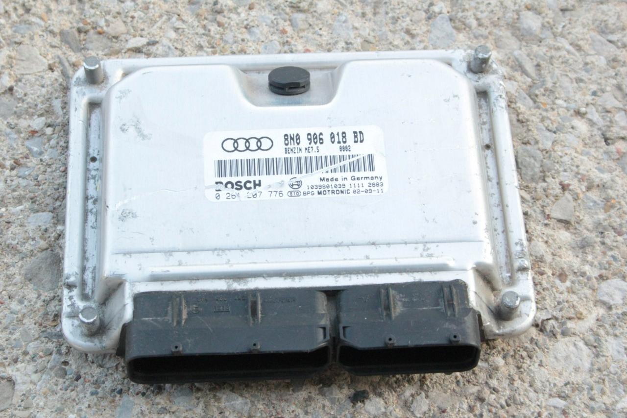 03-06 Audi TT Engine Control Brain Box 1.8L PCM ECU ECM Module 8N0 906 ...