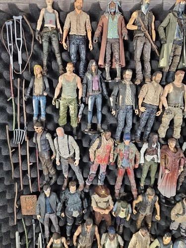 Mcfarlane The Walking Dead Loose Lot of TWD 105 Figures Accessories ...
