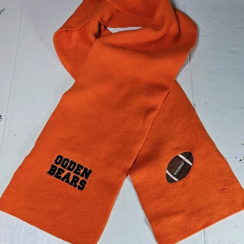 Ogden Bears Football Scarf 8x60 Embroidered Pop Warner Spencerport NY ...