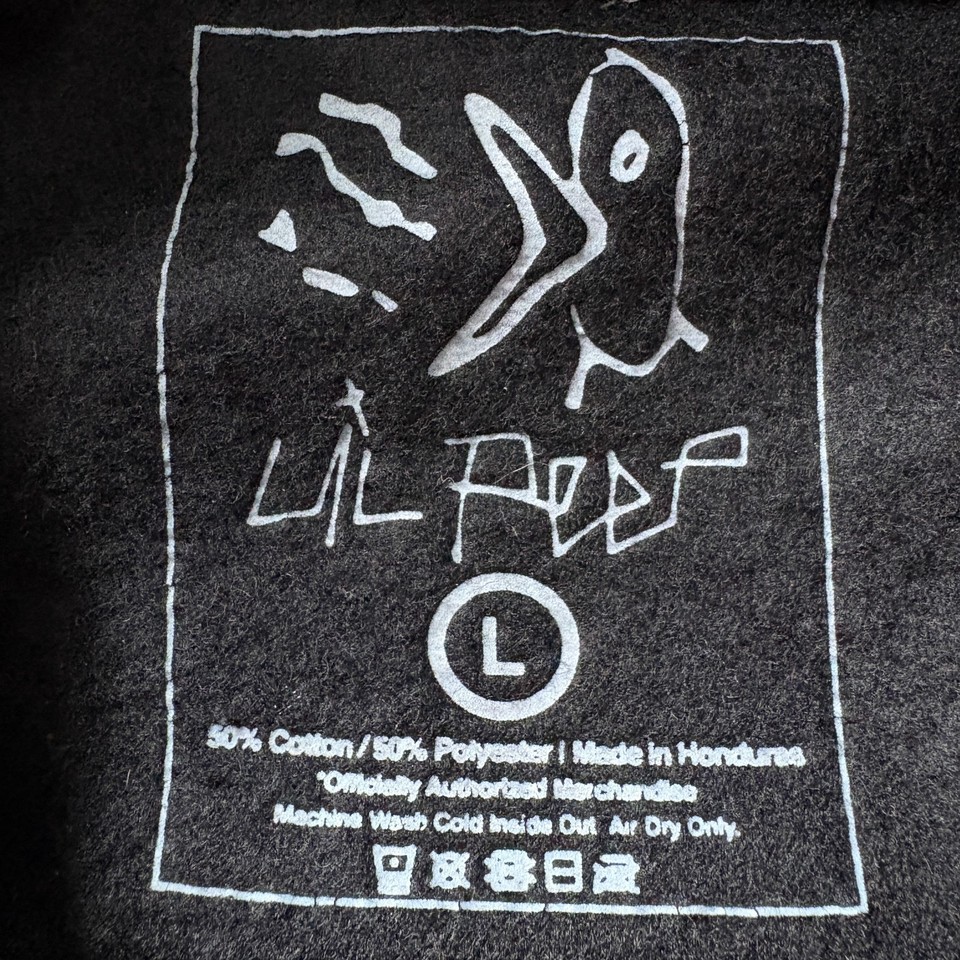 Lil Peep Official Shining Star Hoodie Estate of Gustav Elijah Men L GBC ...