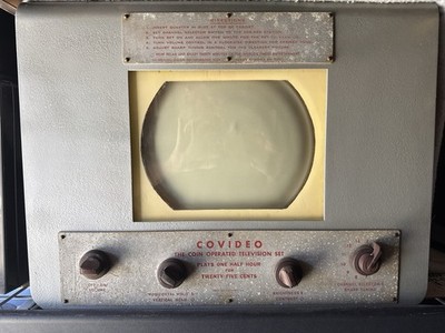 Vintage Coin Operated Tv - 1950s COVIDEO RARE - TV USA - | eBay