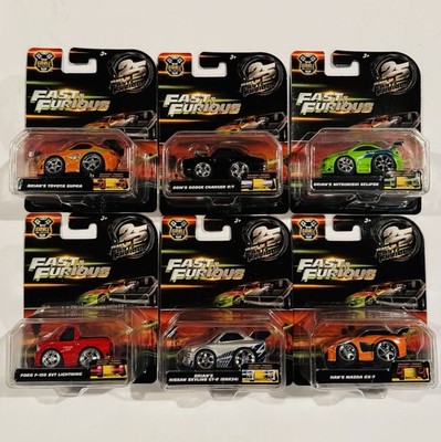 Jada Small Blocks Fast & Furious 25th Anniversary 1/43 Scale Complete ...