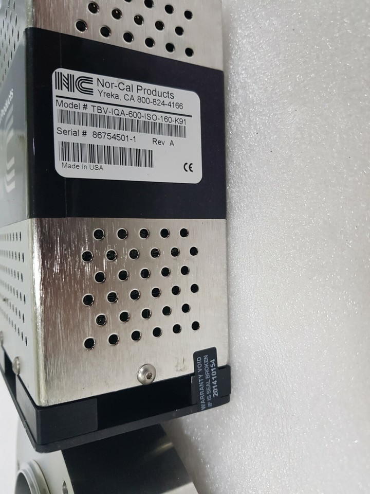 NC Nor-Cal TBV-IQA-600-ISO-160-K91 VALVE WORKING FREE SHIP | eBay