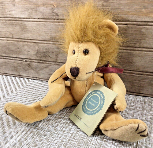 Vintage J.B. BEAN Boyds Bear Lion Lance Bean Bag Beanie Soft Plush Toy ...