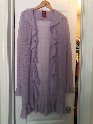 Olsen Europe designer's cardigan long - Size 12 - Gem