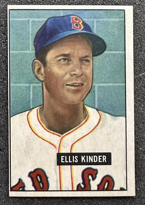 1951 Bowman Baseball Ellis Kinder #128 NM | eBay