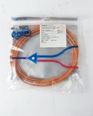 AMP Netconnect/ Tyco 503995-3 Fiber Optic Cable - OM1, 3 m, 2 ST Male ...